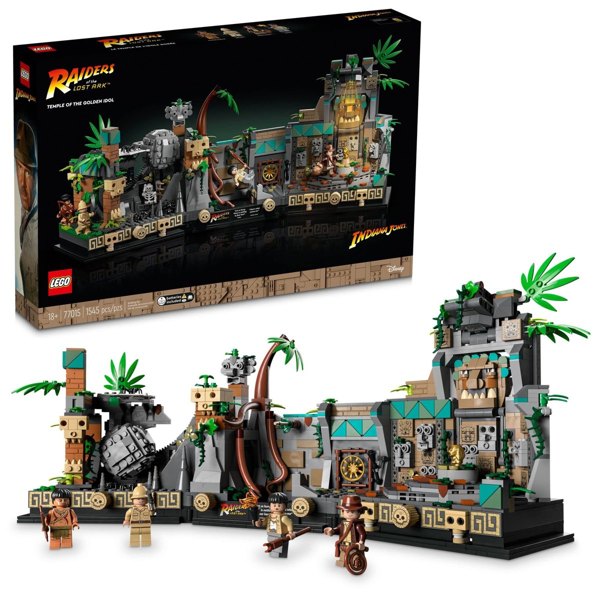 LEGO Indiana Jones 77015 - Świątynia złotego Boga (1545 elementów ...
