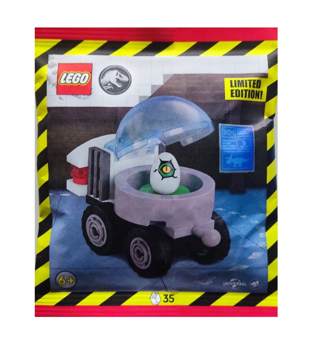 LEGO Jurassic World Zestaw - Mobile Incubator with Egg 122407 polybag ...