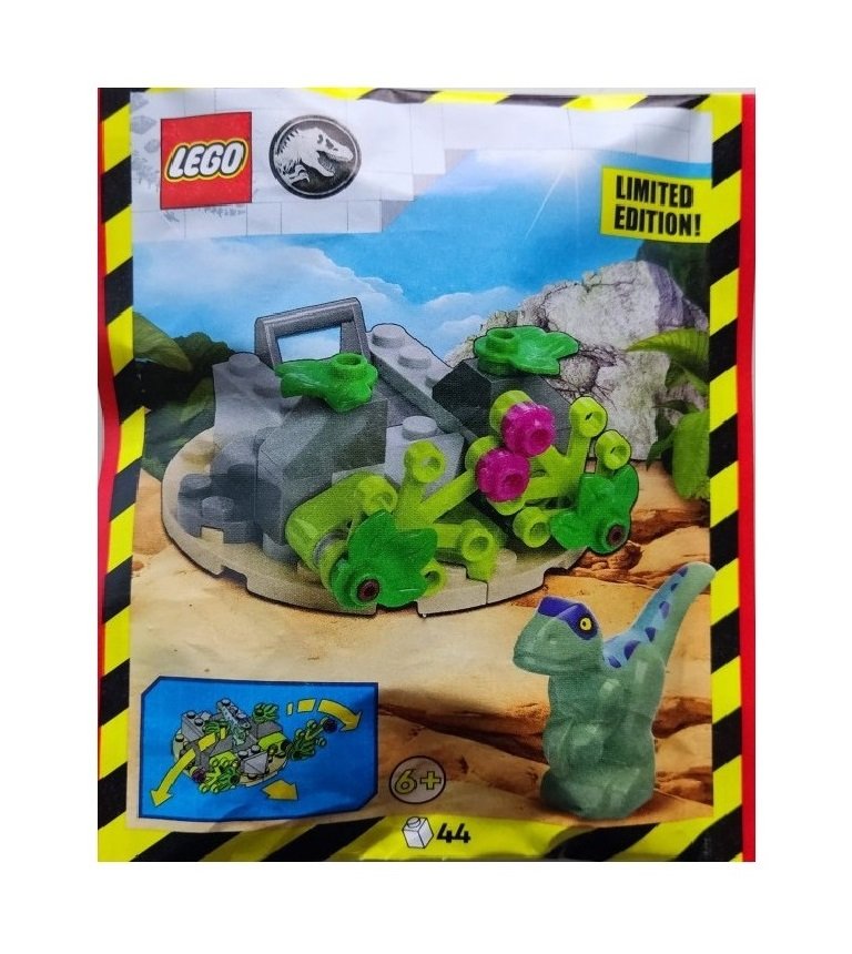 LEGO Jurassic World Zestaw - Raptor with Secret Hideout 122406 polybag ...