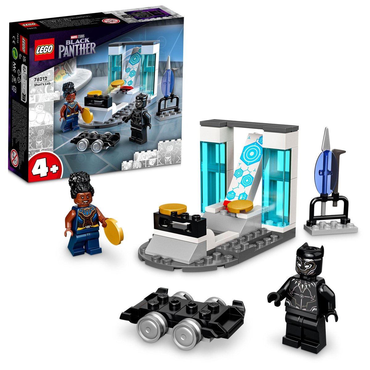 LEGO Marvel, klocki, Czarna Pantera, Laboratorium Shuri, 76212 - LEGO ...