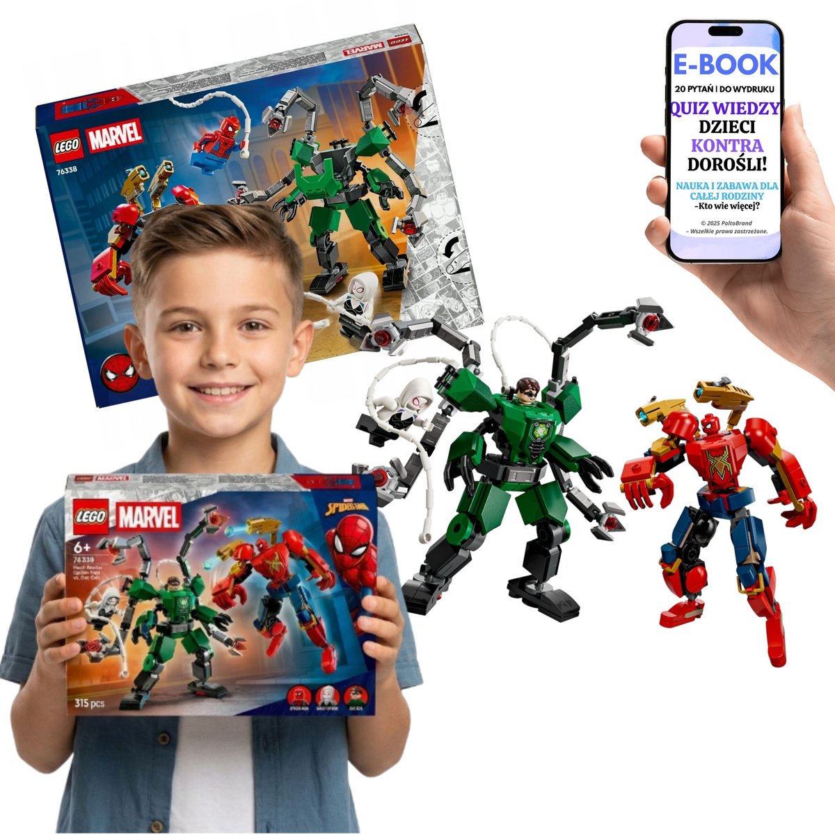 LEGO MARVEL MECH 76338 | Spider Man Vs Doc Ock LEGO Super Heroes + E ...