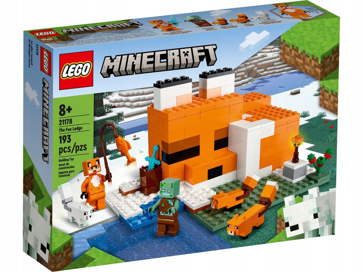 LEGO MINECRAFT 21178 Siedlisko lisów - LEGO | Sklep EMPIK.COM