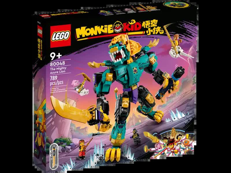LEGO Monkie Kid 80048 Potężny Azure Lion - LEGO | Sklep EMPIK.COM