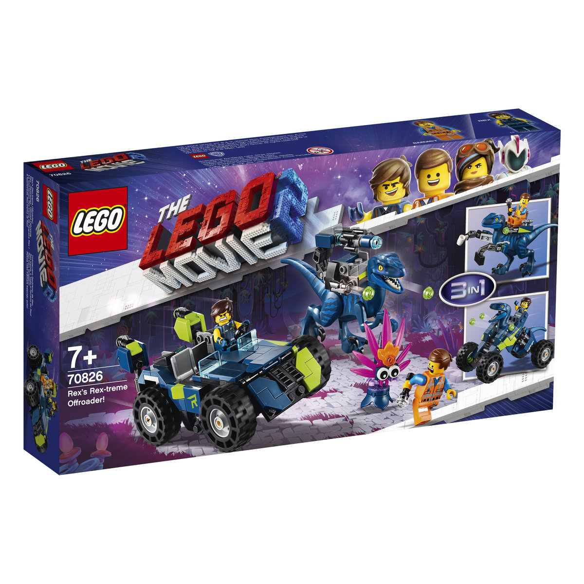 LEGO Movie 2, klocki Terenówka Rexa, 70826 - LEGO | Sklep EMPIK.COM