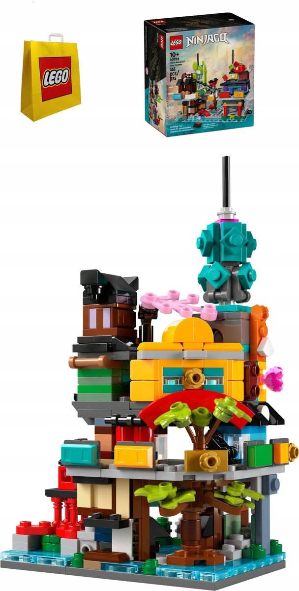 LEGO Ninjago 40705 - Ogrody mikro-miasta NINJAGO | Torebka - LEGO ...