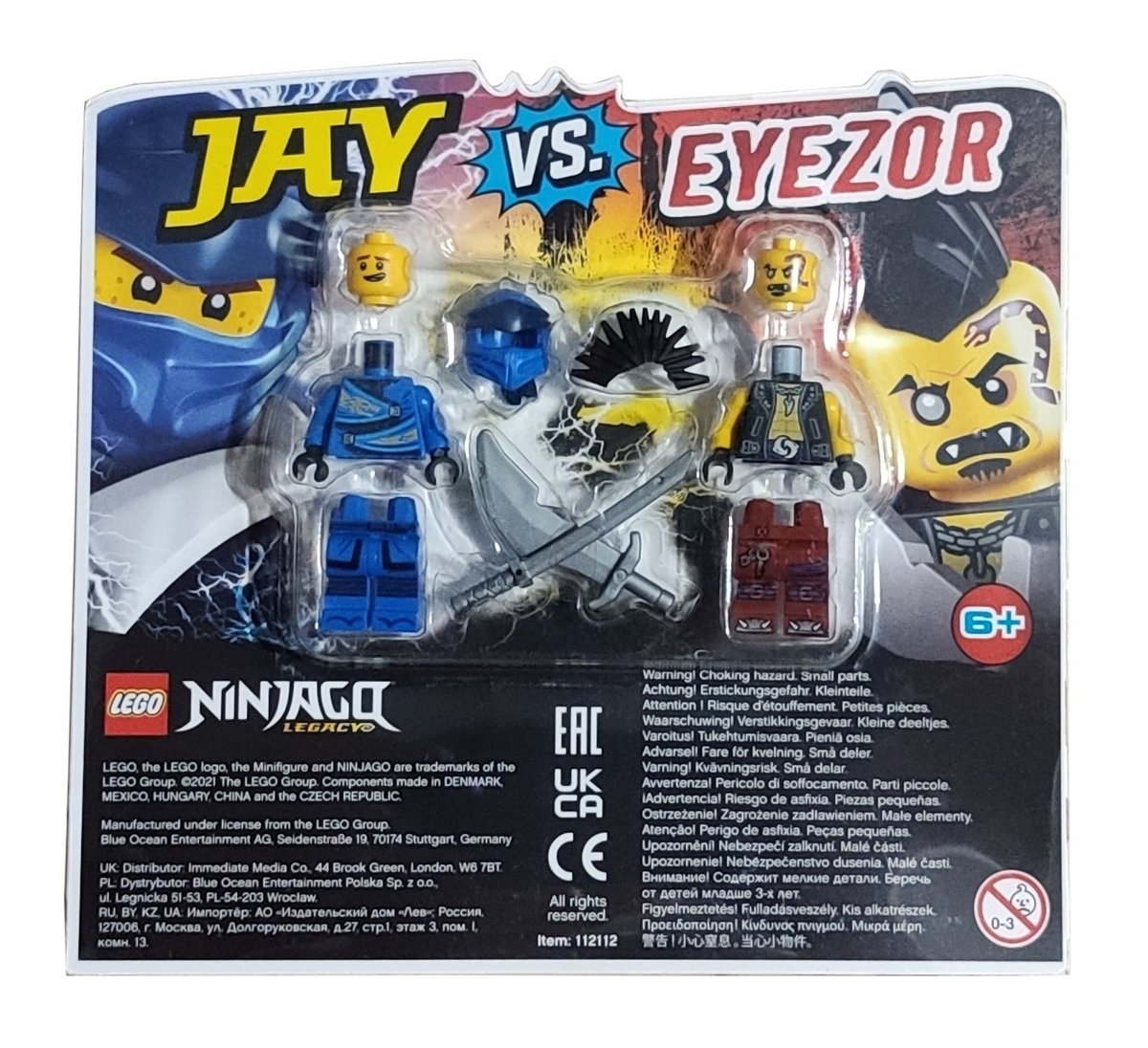 LEGO Ninjago Blister – Jay vs. Eyezor #112112 - LEGO | Sklep EMPIK.COM