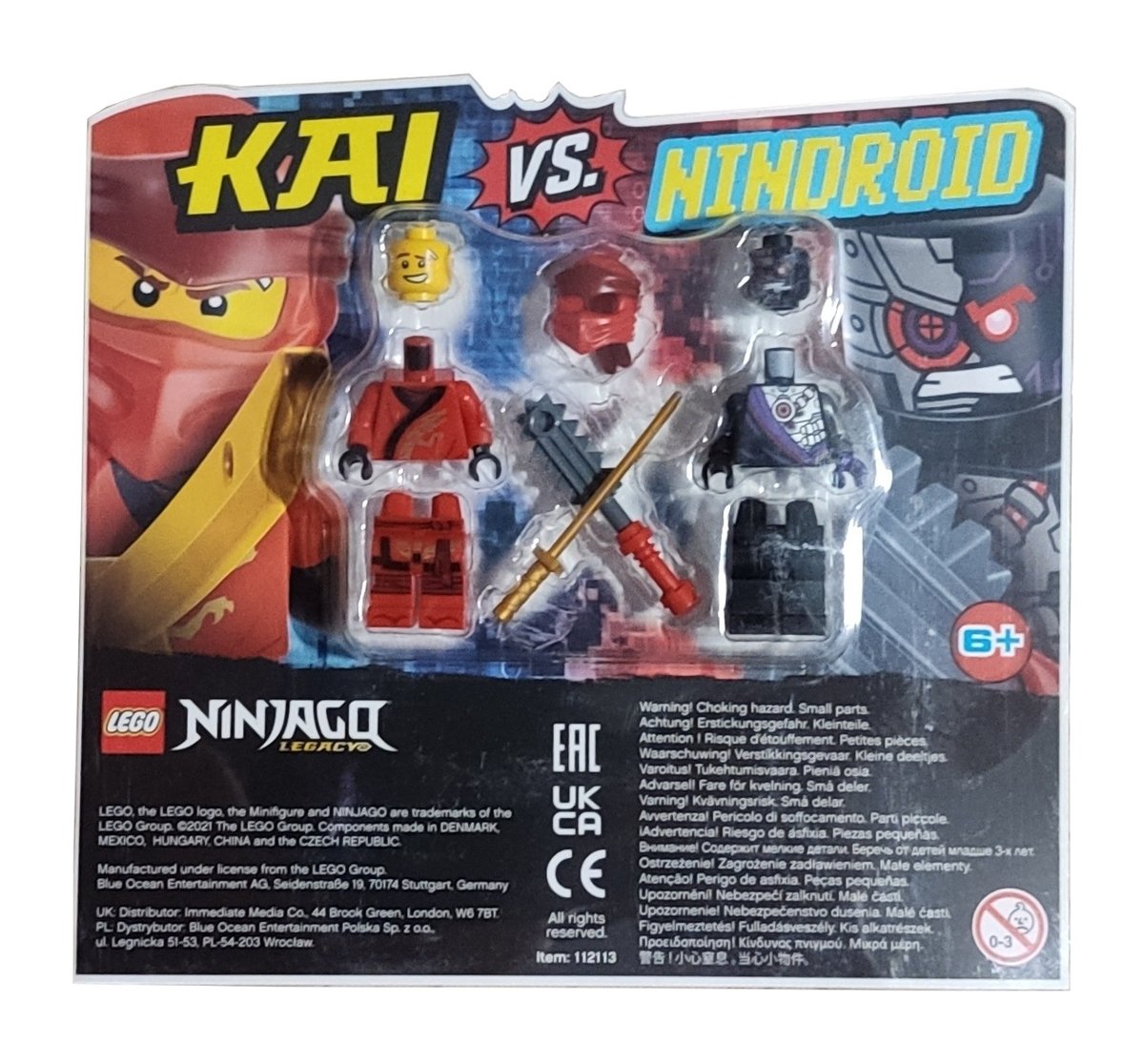 LEGO Ninjago Blister – Kai vs. Nindroid #112113 - LEGO | Sklep EMPIK.COM