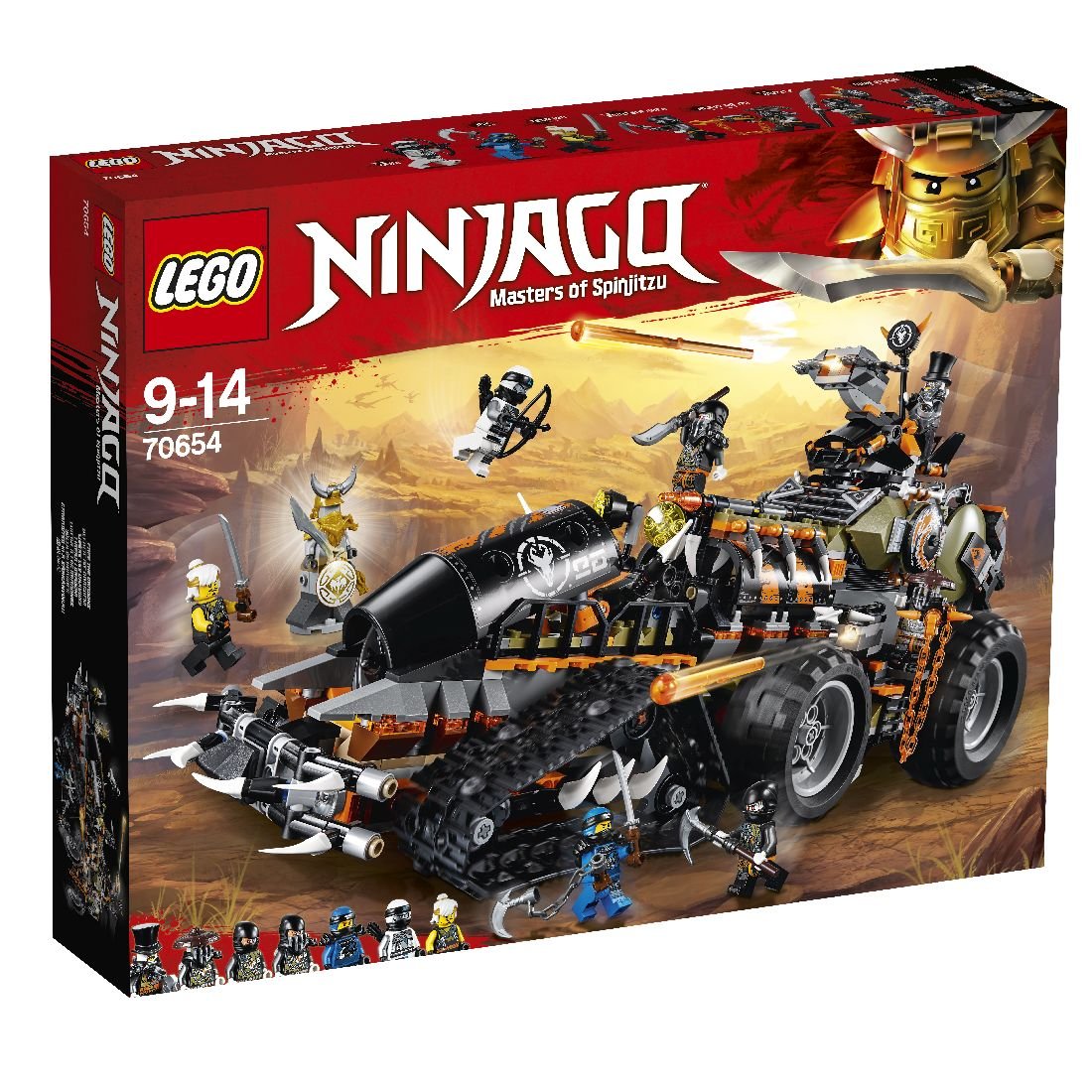 LEGO Ninjago, klocki Dieselnaut, 70654 - LEGO | Sklep EMPIK.COM