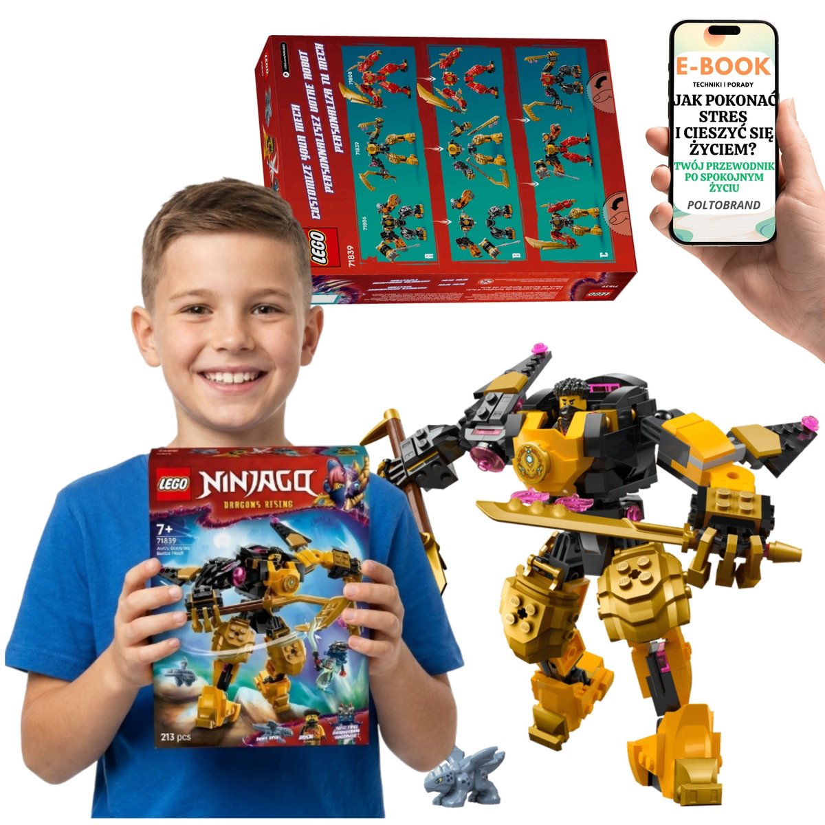 LEGO NINJAGO MECH ARINA 71839 | Robot Ninja Smok LEGO Dla Syna Wnuka 7 ...