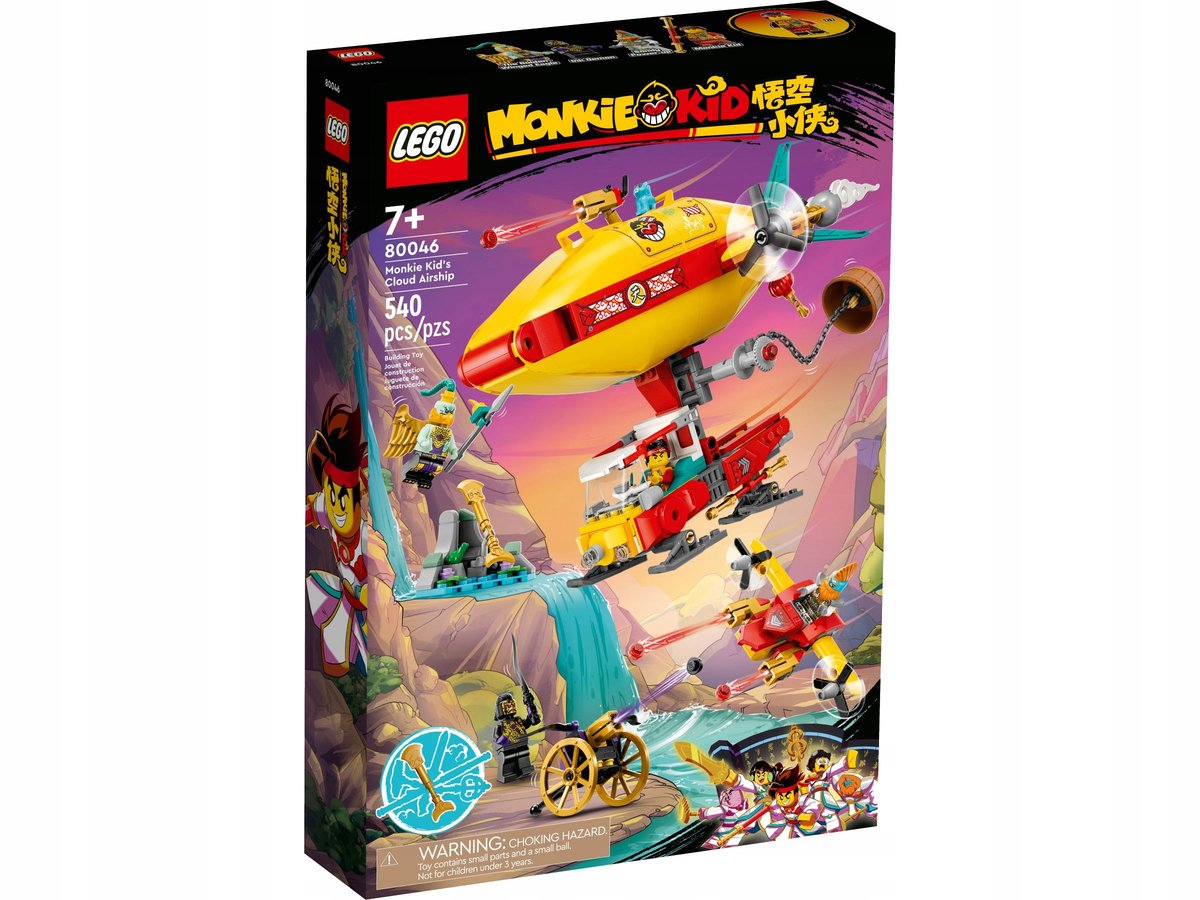 LEGO Ninjago Podniebny sterowiec Monkie Kida 80046 - LEGO | Sklep EMPIK.COM