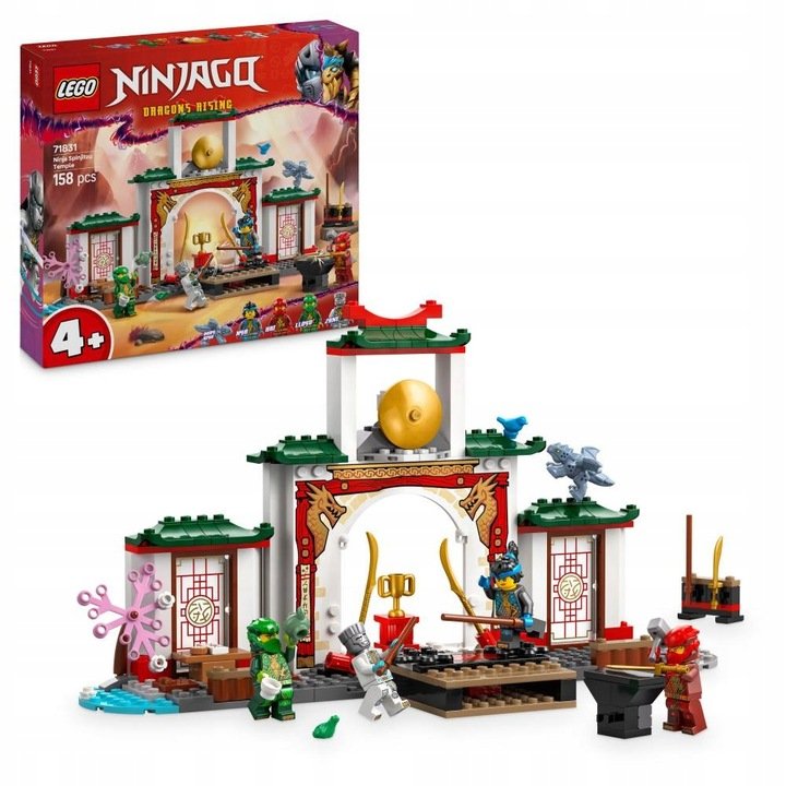 LEGO Ninjago - Świątynia Kuźnia Spinjitzu ninja ZESTAW LEGO PREZENT DLA CHŁOPCA DZIEWCZYNKI ...