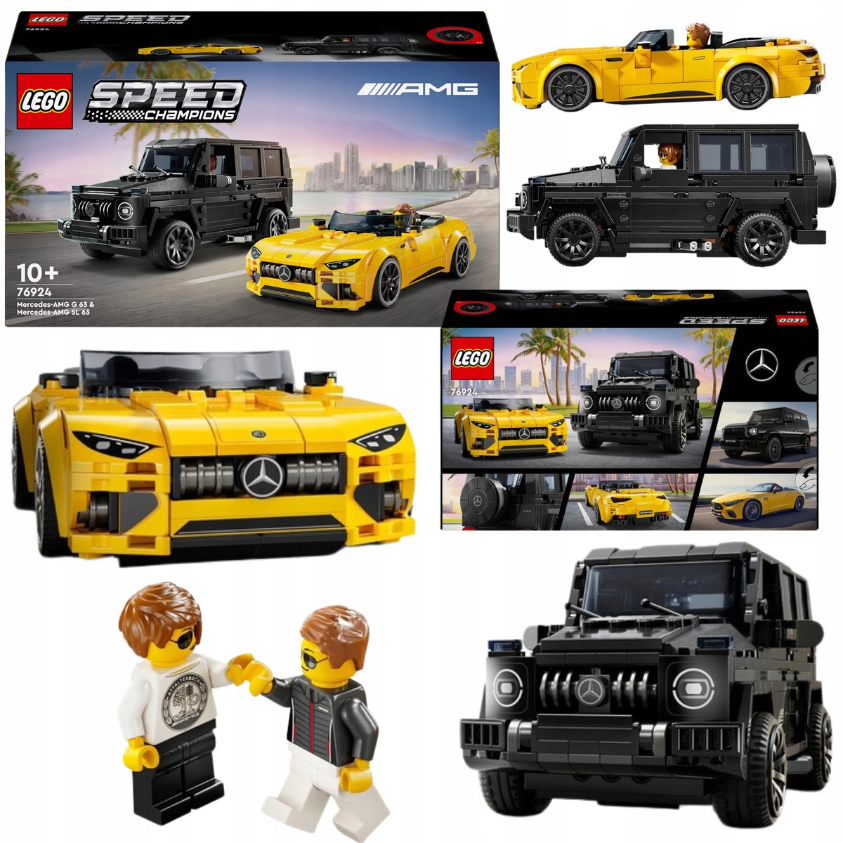 LEGO SPEED CHAMPIONS 76924 - MERCEDES AMG G 63 I MERCEDES AMG SL 63 ...