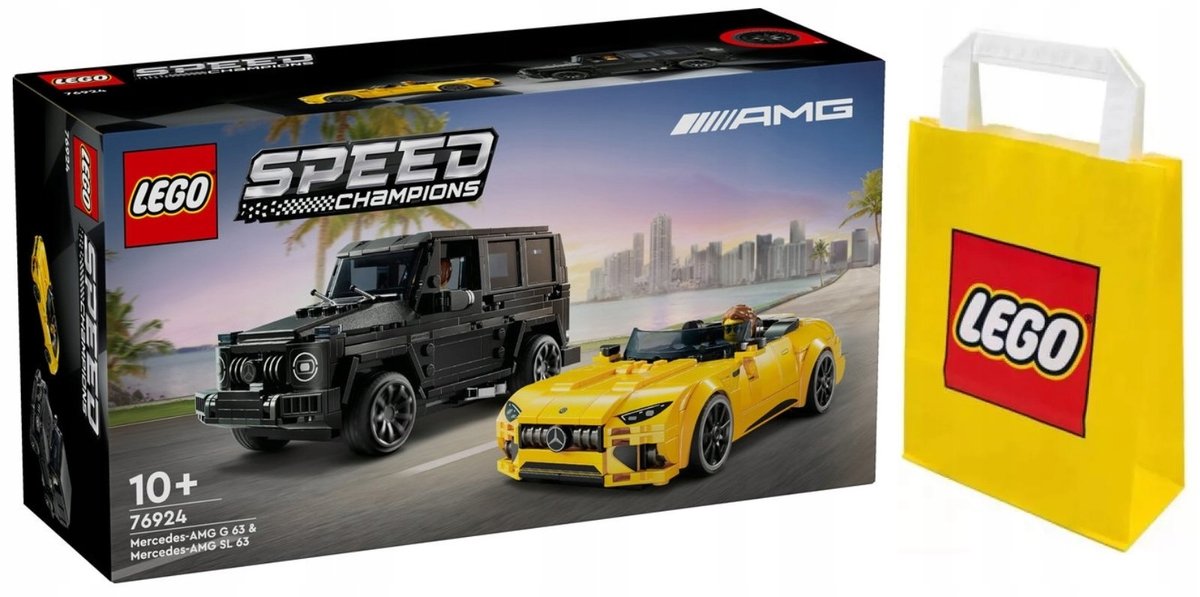 LEGO SPEED CHAMPIONS klocki 76924 Mercedes-AMG G 63 i Mercedes-AMG SL ...