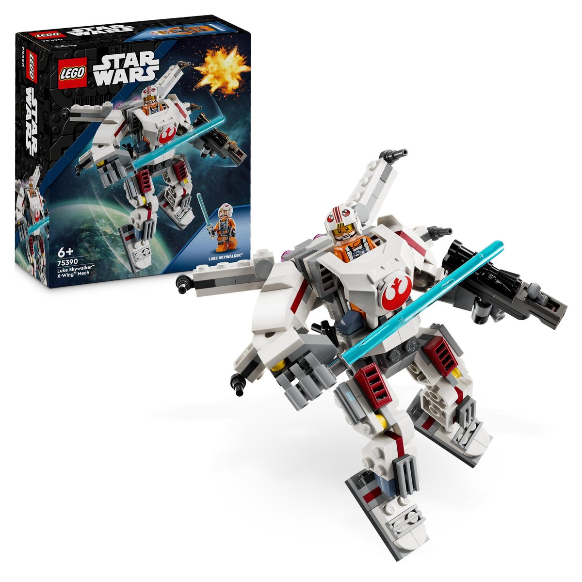LEGO STAR WARS 75390 KLOCKI GWIEZDNE Kostium robota X-wing Lukea ...