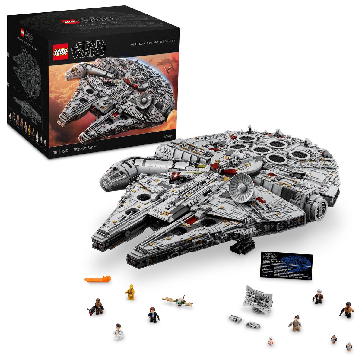 LEGO Star Wars, klocki Millennium Falcon, 75192 - LEGO | Sklep EMPIK.COM