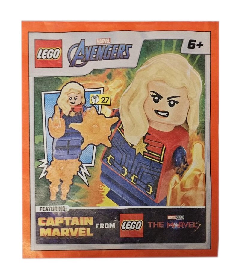Lego Super Heroes Zestaw - Captain Marvel 242321 Polybag Klocki - LEGO ...