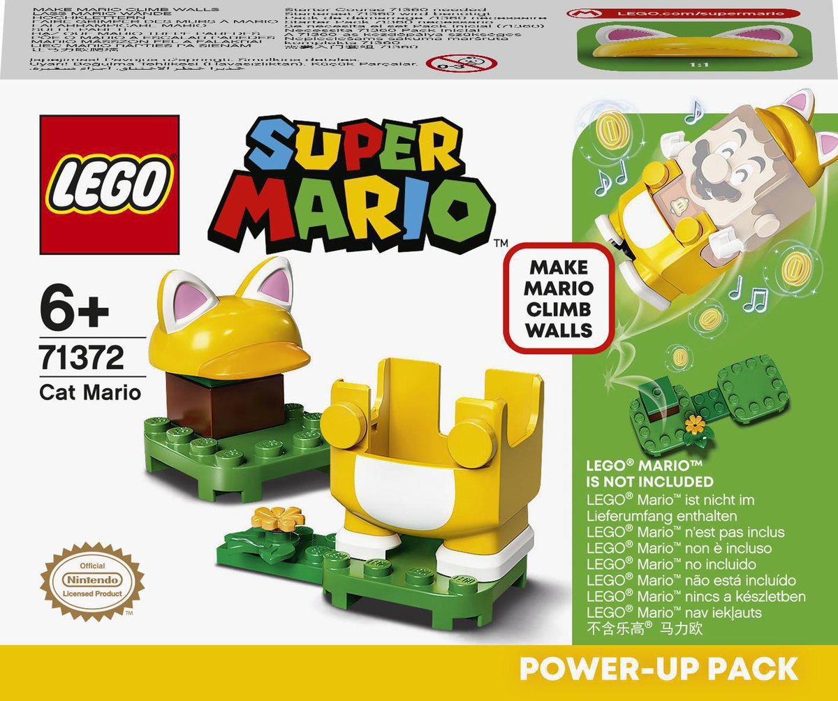 LEGO Super Mario, klocki, Mario kot - dodatek, 71372 - LEGO | Sklep ...
