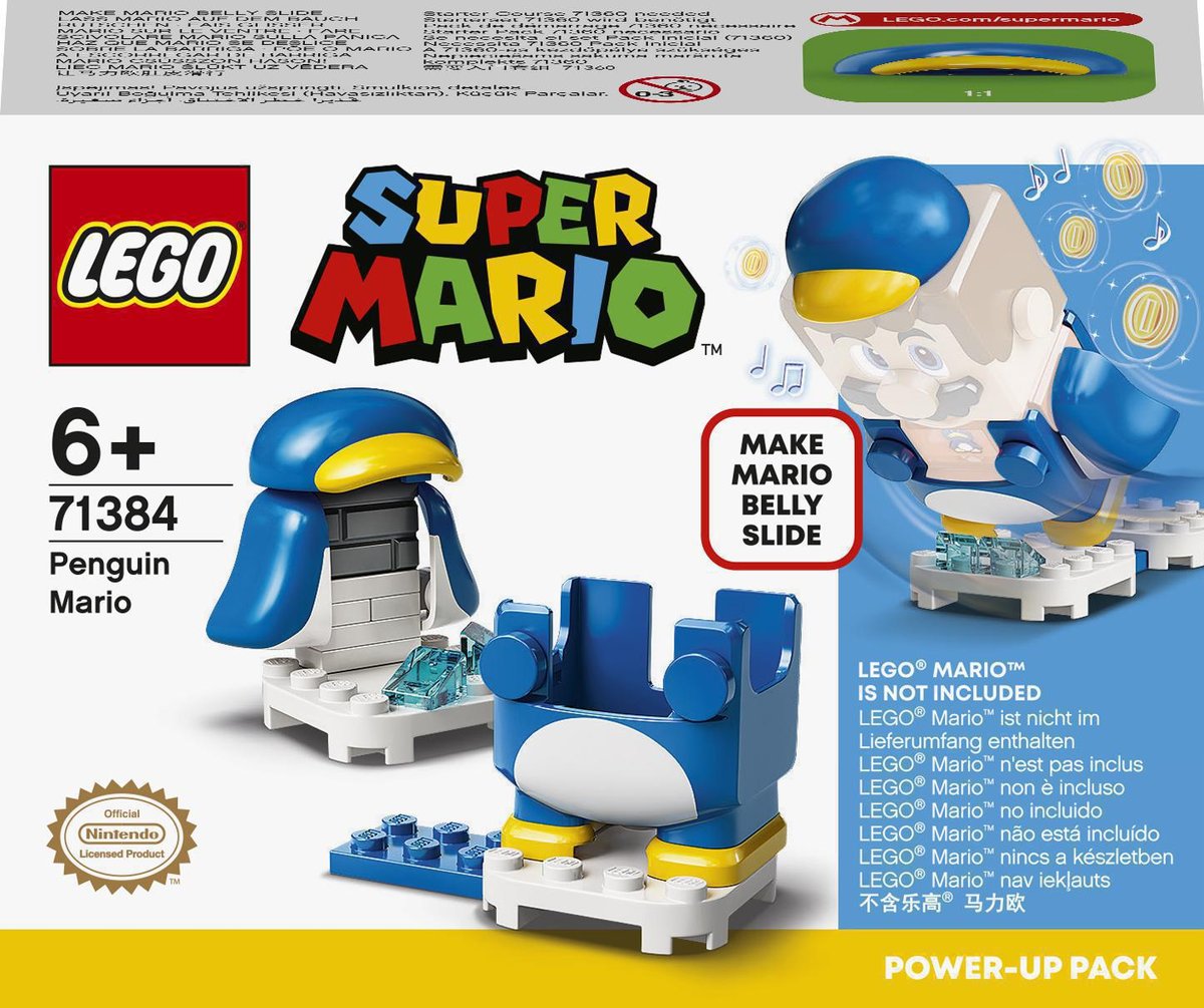 LEGO Super Mario, klocki, Mario pingwin - ulepszenie, 71384 - LEGO ...