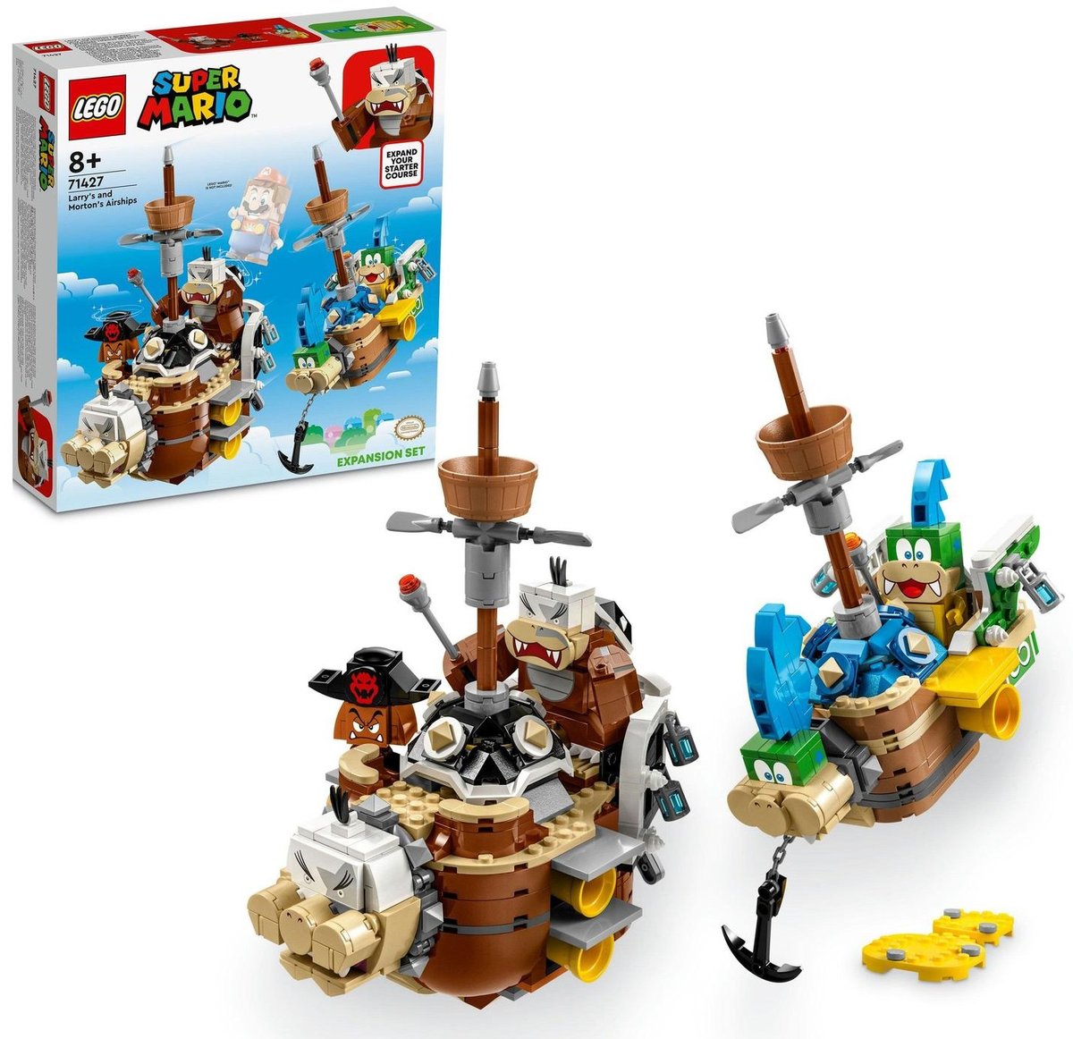 Lego Super Mario - Larry'S Und Morton'S Airships (71427) Klocki - LEGO ...
