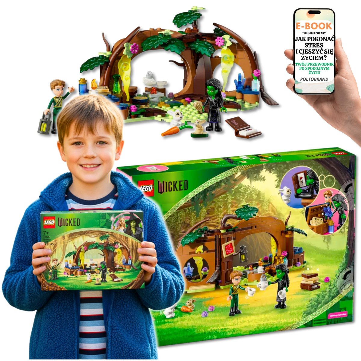 LEGO Wicked Kryjówka Elphaby Zestaw z Filmu 228 el. (75687) Lego Dla ...