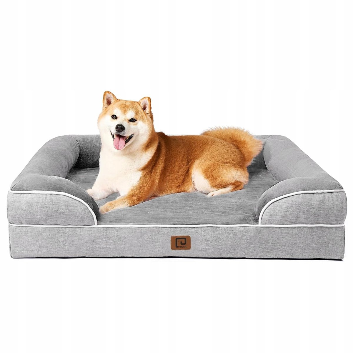 Legowisko dla Dużych Psów EHEYCIGA 91/68/15 Szare Antypoślizgowe ...