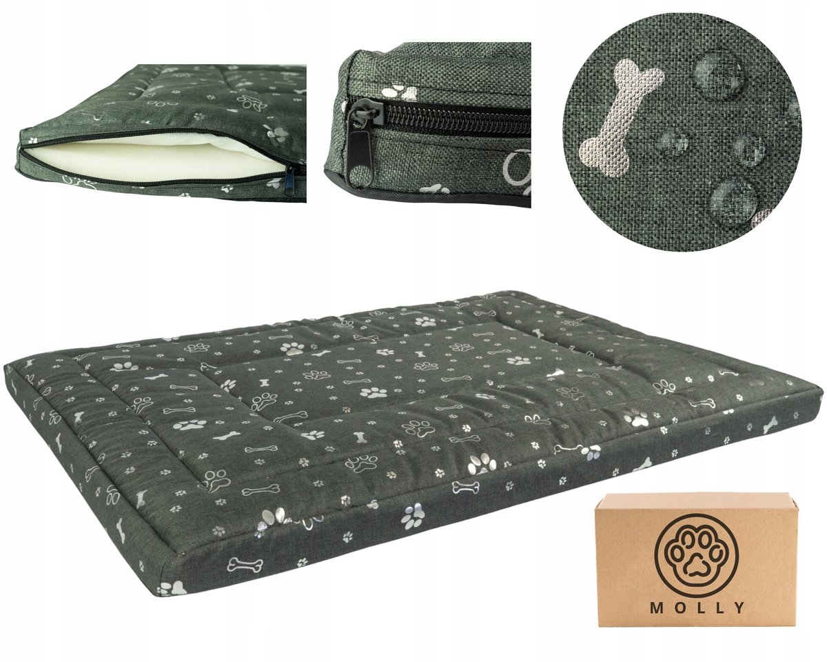 Legowisko Dla Psa Wodoodporne Łóżko Gąbka Materac Zamek Premium 60X40 ...