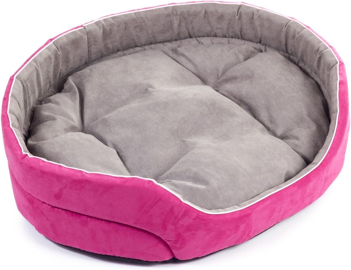 LEGOWISKO POSŁANIE DLA PSA ŁÓŻKO 49x40 R2 Różowo-szare - Butikzoo ...