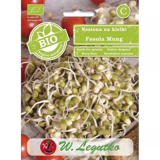 Legutko BIO Kiełki fasoli Mung 30g - W.LEGUTKO | Sklep EMPIK.COM