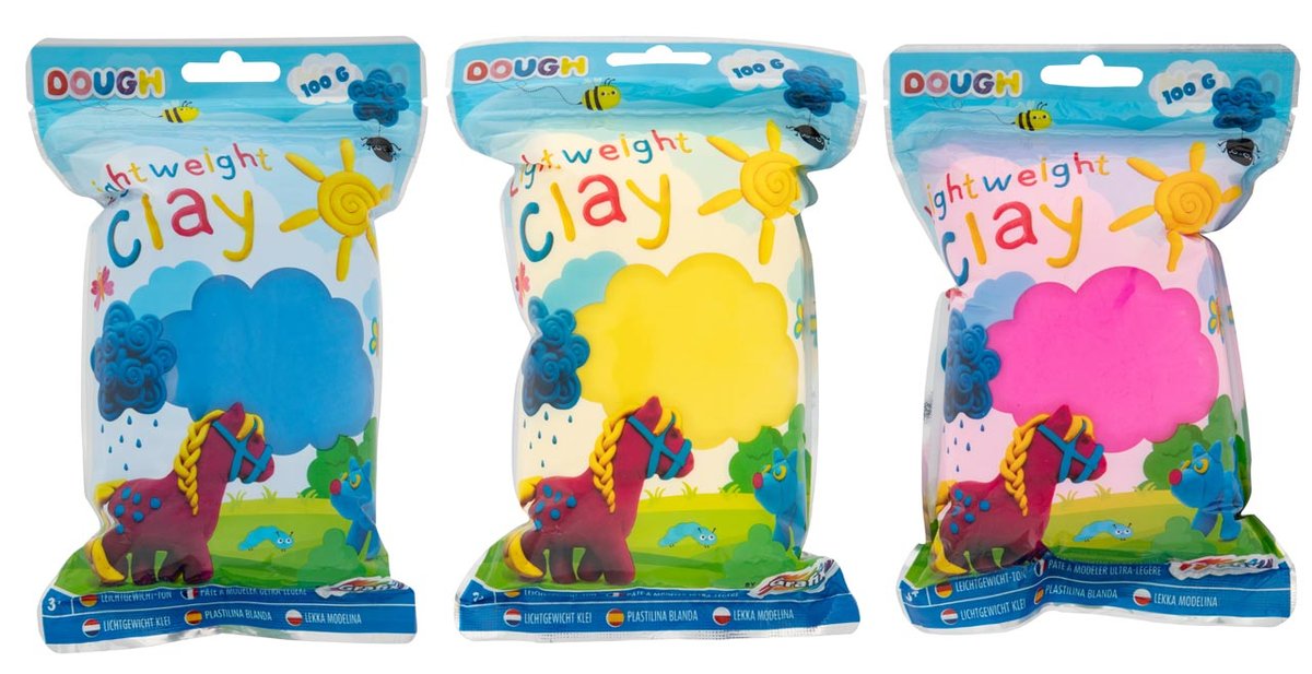 Lekka glinka (100 g), 3 wzory - Inna marka | Sklep EMPIK.COM