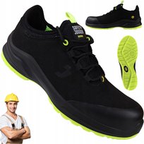 Lekkie buty robocze ochronne półbuty sportowe bhp męskie z noskiem s1p ...