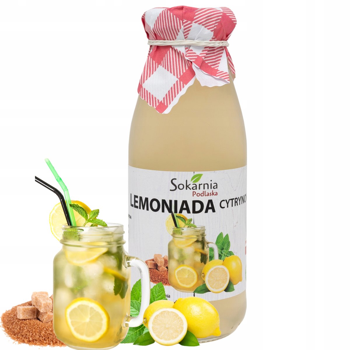 LEMONIADA CYTRYNOWA 250ML Orzeźwiająca i Naturalna Najlepsze Składniki ...