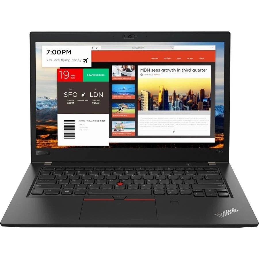 Lenovo ThinkPad T480s / 14" / Intel Core i5-8250U / 16GB / 256GB SSD ...