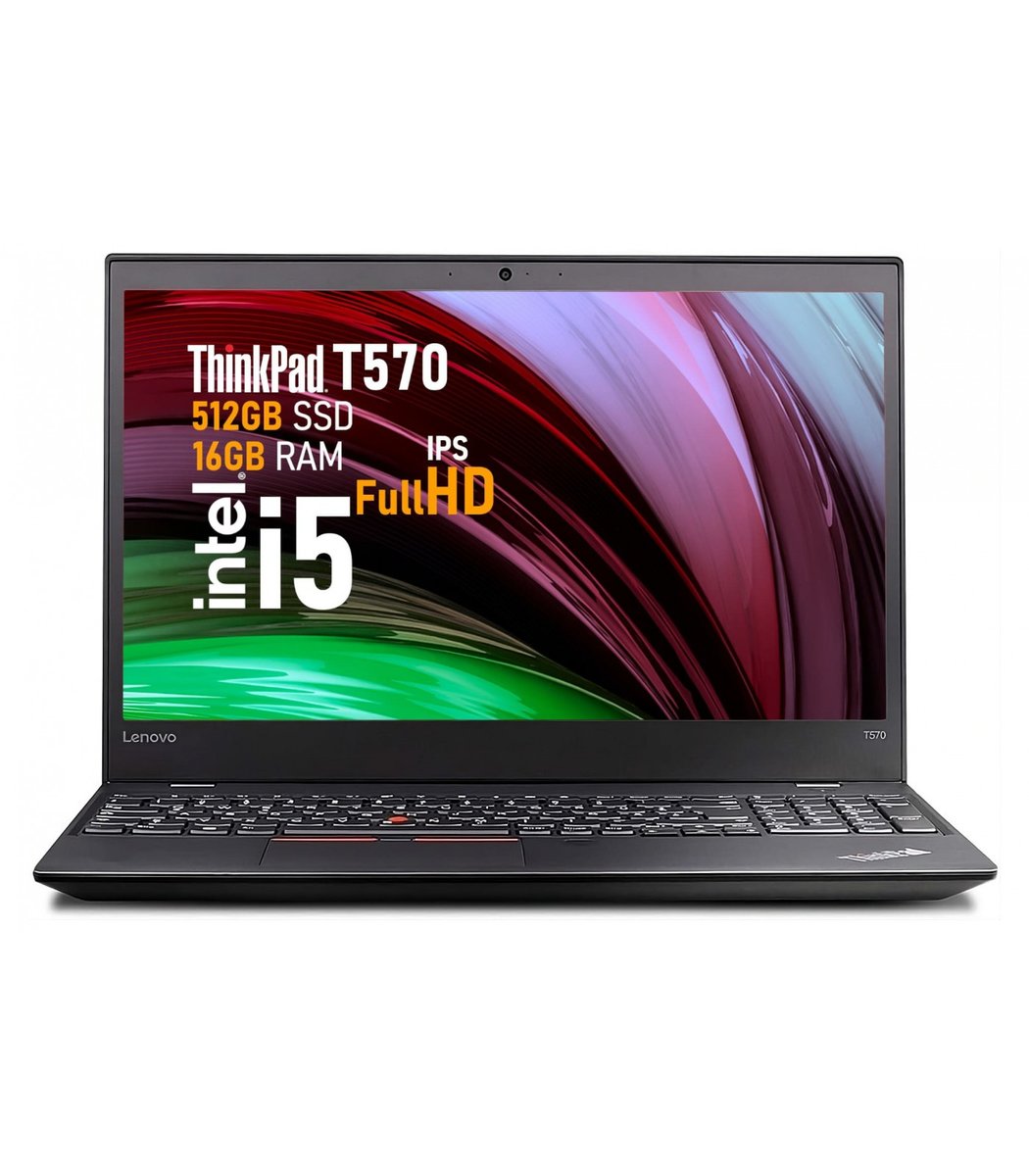 Lenovo ThinkPad T570 i5-6300U 16GB 512GB SSD 15,6" FHD IPS WWAN W11 Pro ...