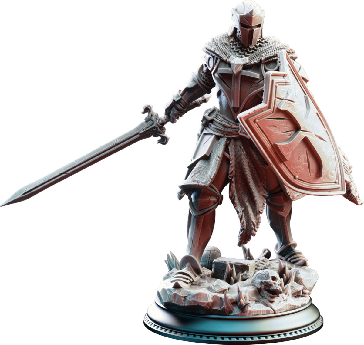 Leopold Rycerz Paladyn Fighter Figurka 14k + BONUS do DND D&D druk 3D ...
