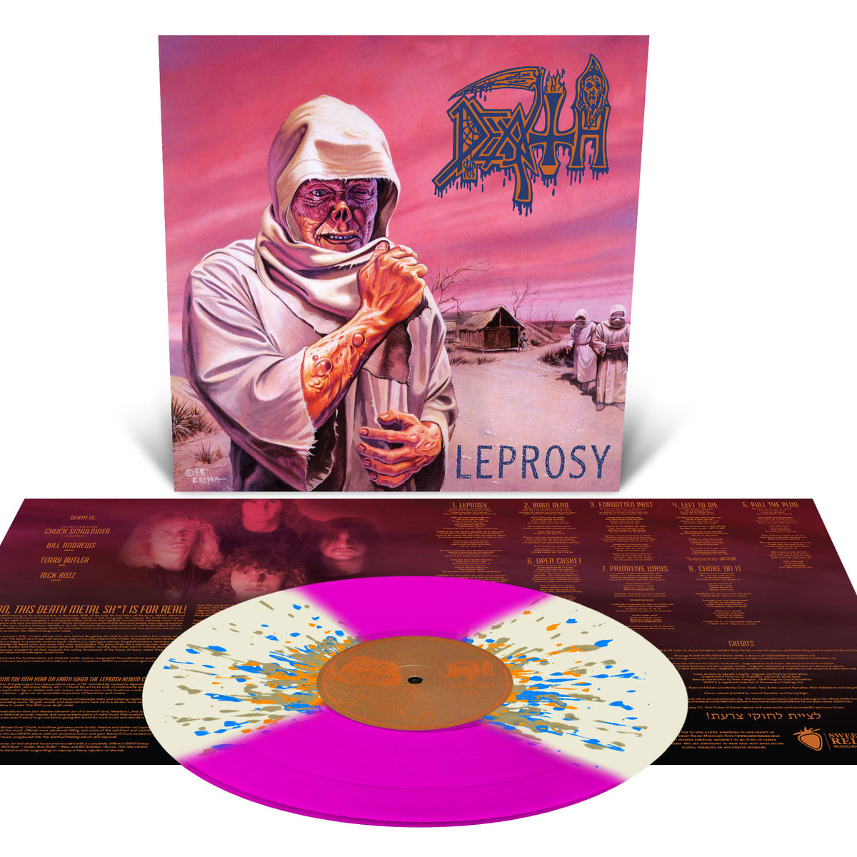 Leprosy (Limited Edition Splatter Vinyl), płyta winylowa - Death | Muzyka Sklep EMPIK.COM