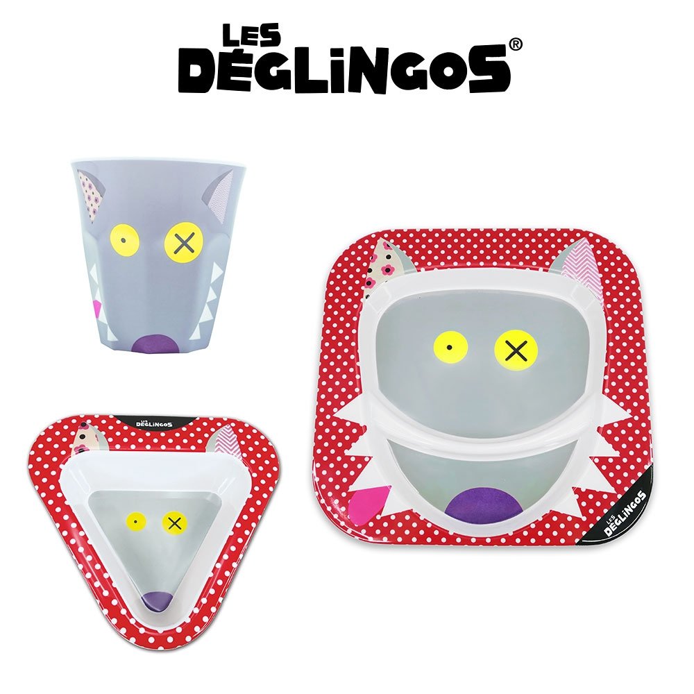 Les Deglingos, Zestaw do jedzenia, Wilk Bigbos - Les Deglingos | Sklep ...