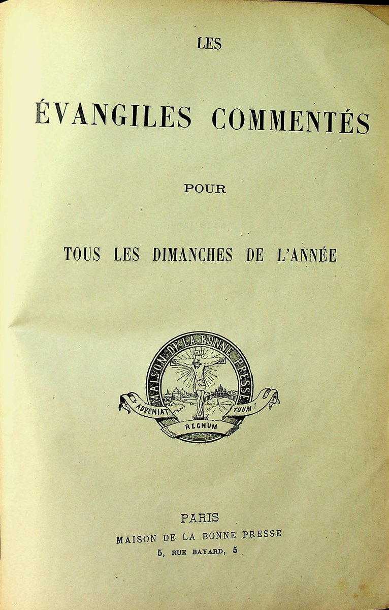 Les Evangiles Commentes Pour Tous Les Dimanches De LAnnee 1900 r. - W ...
