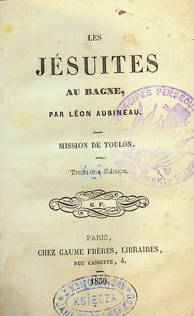 Les Jesuites au bagne 1850 r - W opisie | Książka w Empik