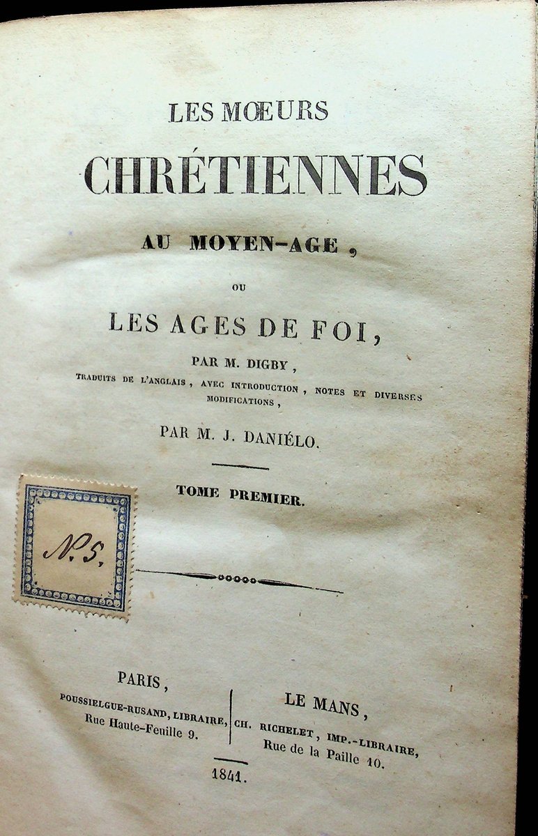 Les moeurs chretiennes 1841 r - W opisie | Książka w Empik