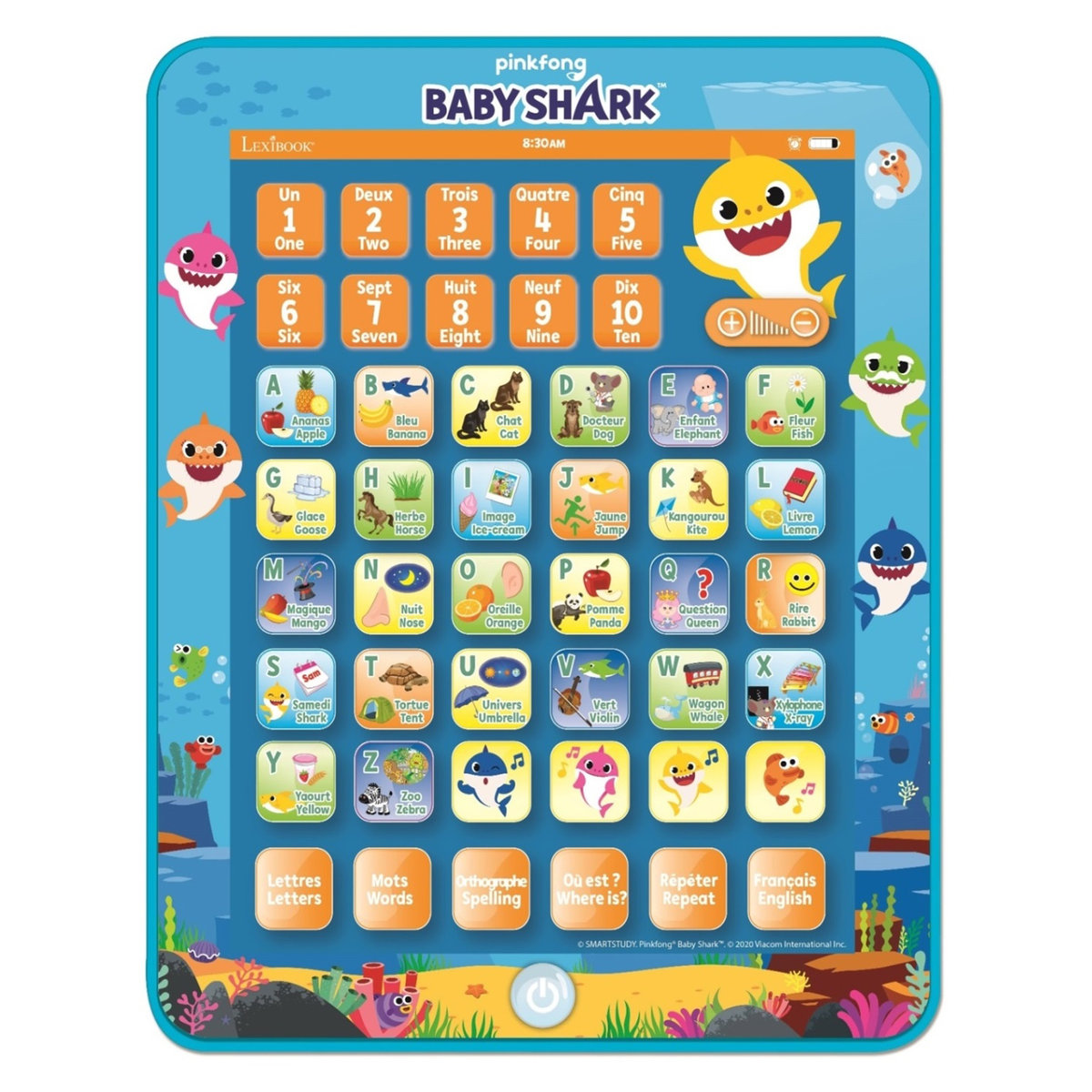 Lexibook Konsola edukacyjna francusko-angielska Baby Shark - LexiBook ...