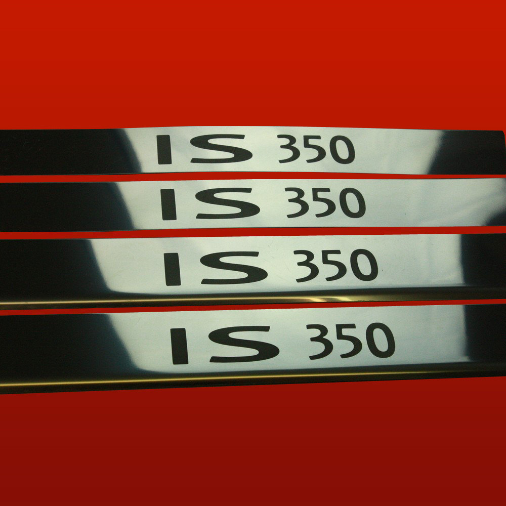 LEXUS IS MK2 IS 350 Listwy progowe Wykończenie połysk ze stali ...