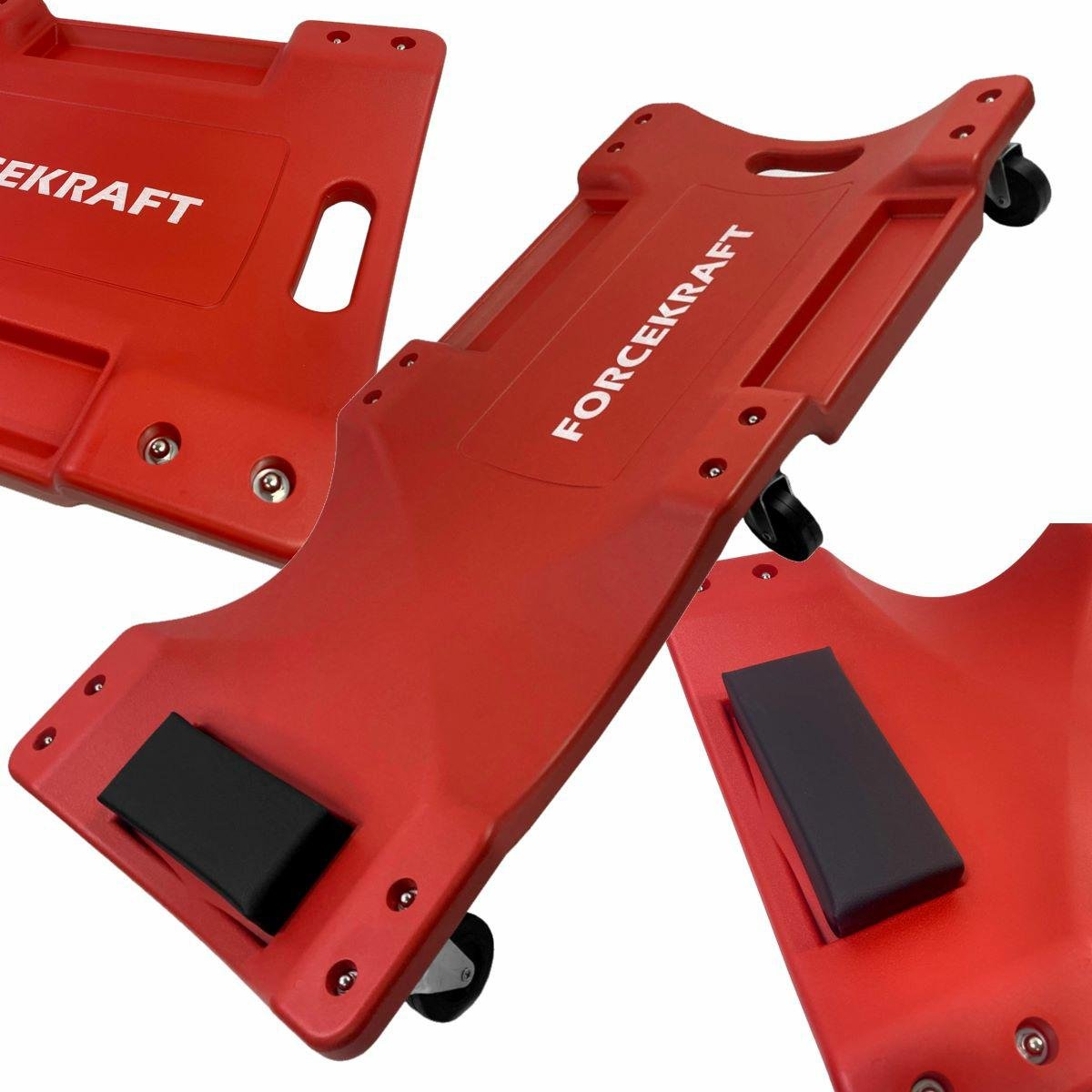 LEŻANKA WARSZTATOWA 6 KOŁOWA ŁOŻYSKOWANE LEŻAK 100cm Forcekraft - Forcekraft | Sklep EMPIK.COM