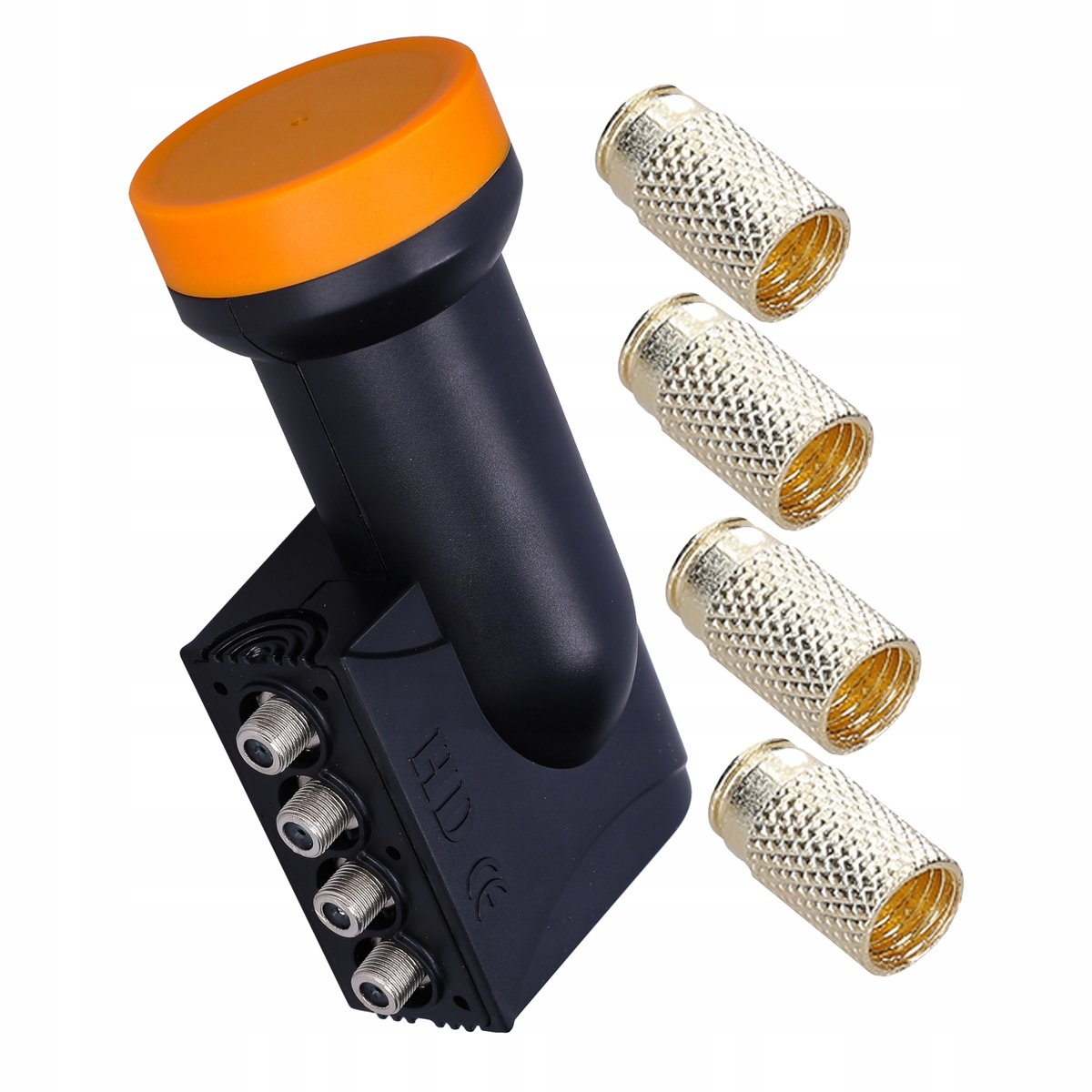 Libox Konwerter Satelitarny Quad Lb0065 + 4X Wtyk F 6,8Mm Lb0104 - Libox | Sklep EMPIK.COM