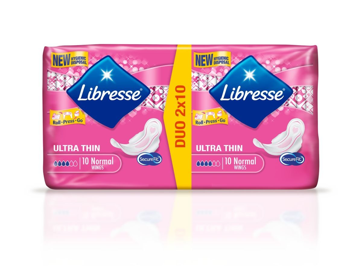 Libresse, Ultra Wing Normal Duo Pack, podpaski, 20 szt. | Sklep EMPIK.COM