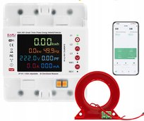 Licznik Energii Prądu 3 Fazy 2-Kierunkowy Spz 100A Wifi Tuya Prąd ...