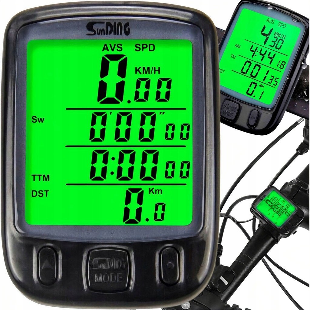 LICZNIK ROWEROWY 28 FUNKCJI LCD DO ROWERU PRĘDKOŚCIOMIERZ NA ROWER ...