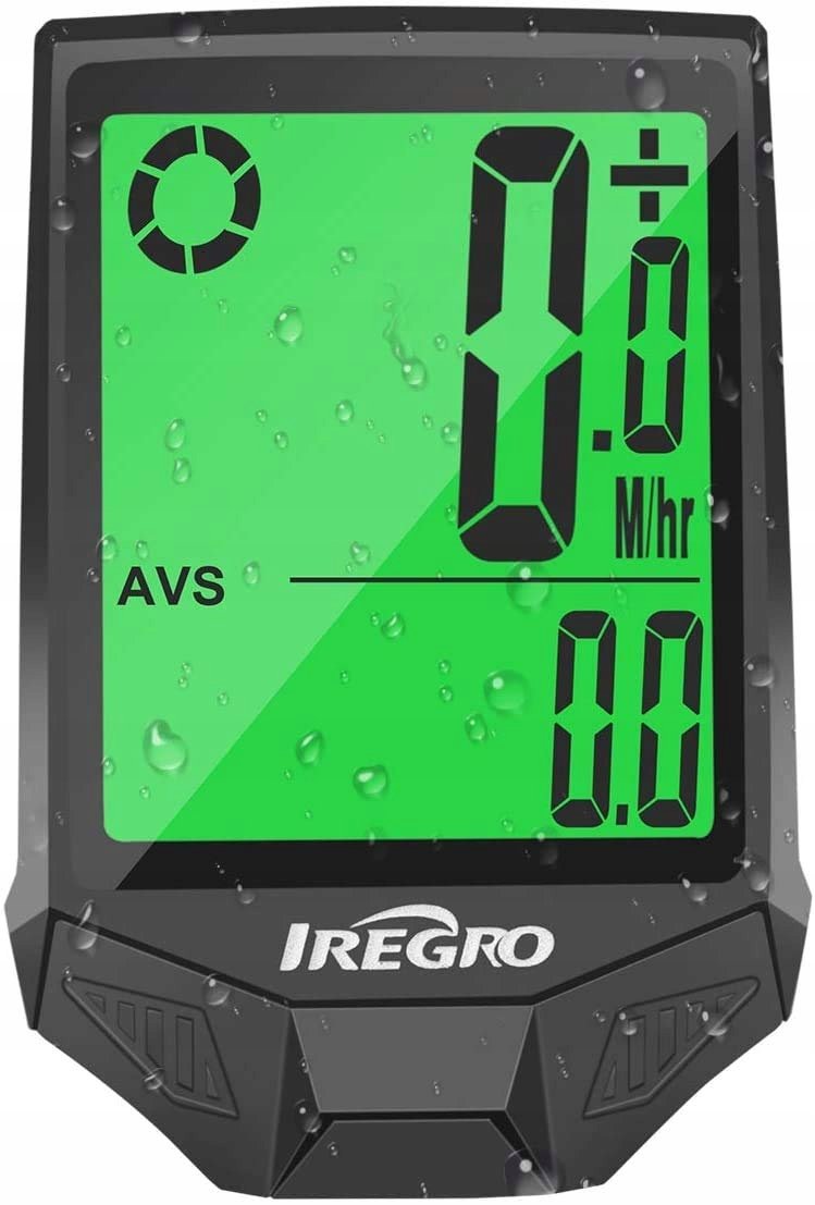 Licznik rowerowy bezprzewodowy komputer rowerowy IREGRO Waterproof ...
