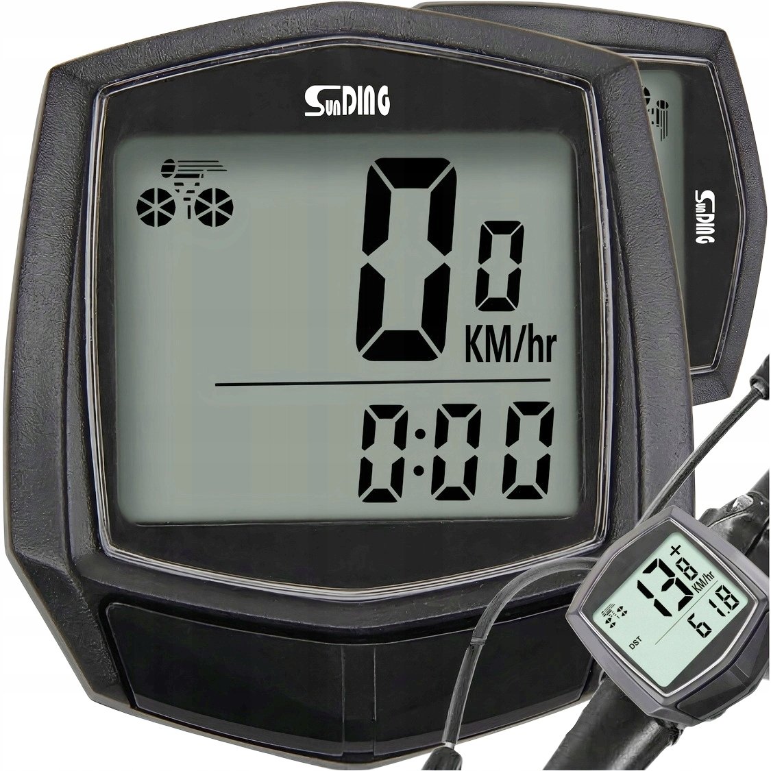 Licznik rowerowy przewodowy 15F bateria szybkościomierz prędkościomierz ...