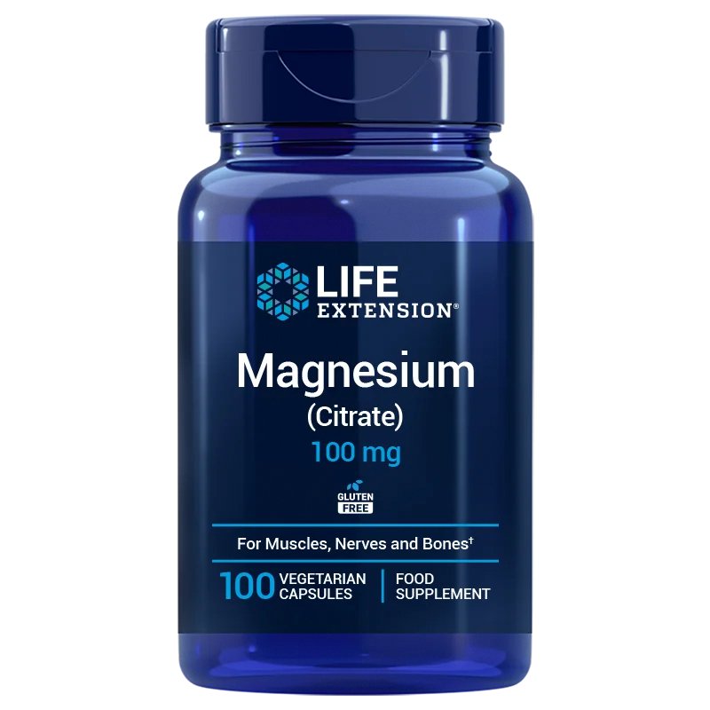 LIFE EXTENSION Magnesium Citrate - Magnez 100 mg EU ( Suplement diety ...