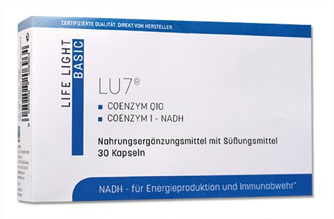 Life Light, LU7 Koenzym Q10 + Koenzym 1 NADH + Witamina C Preparat TCM ...